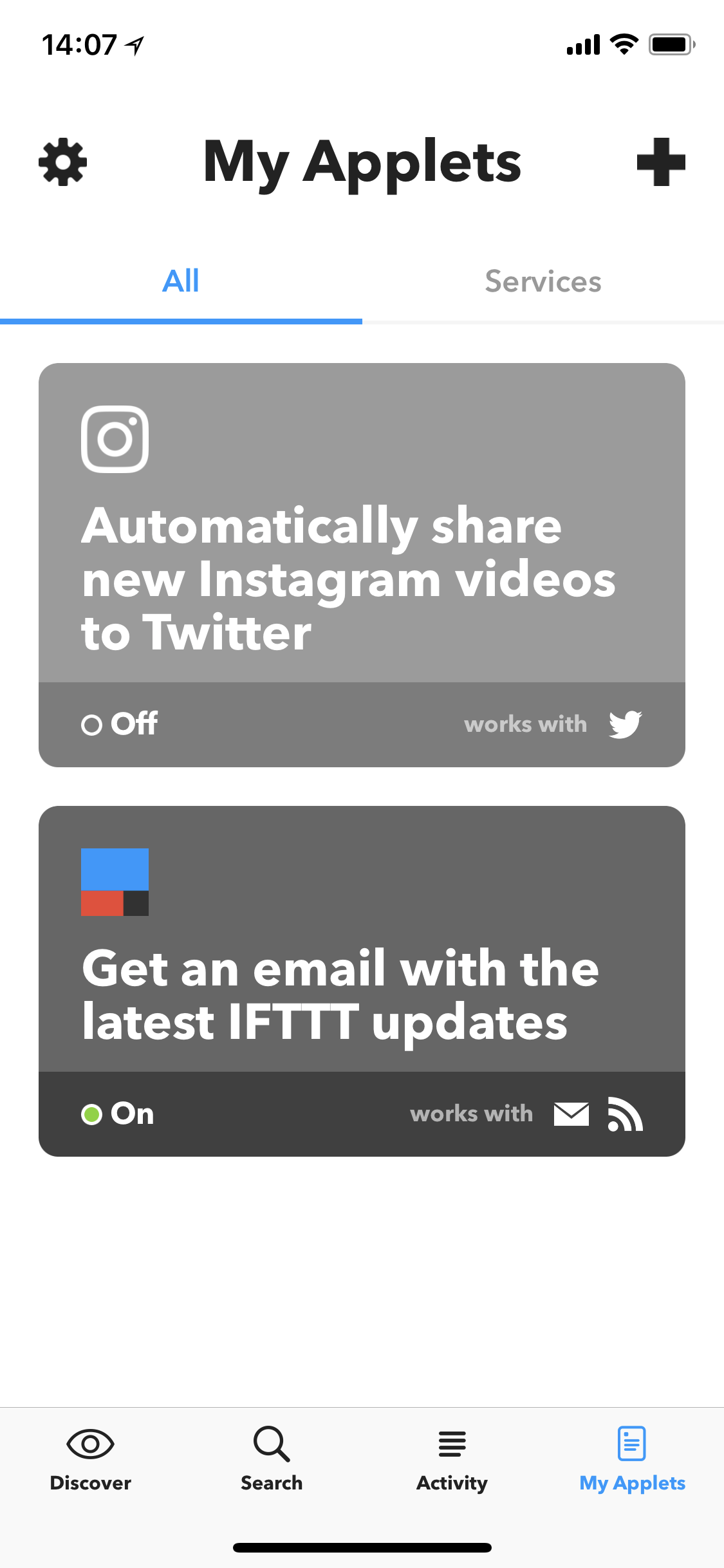 IFTTTでInstagramとTwitterを連携 – グローディア株式会社